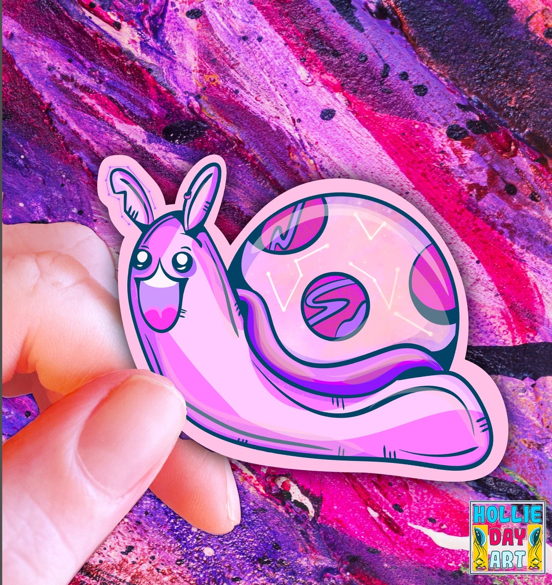 Purple Universe Snail Sticker | Space Snail Sticker | Galaxy Snail ...