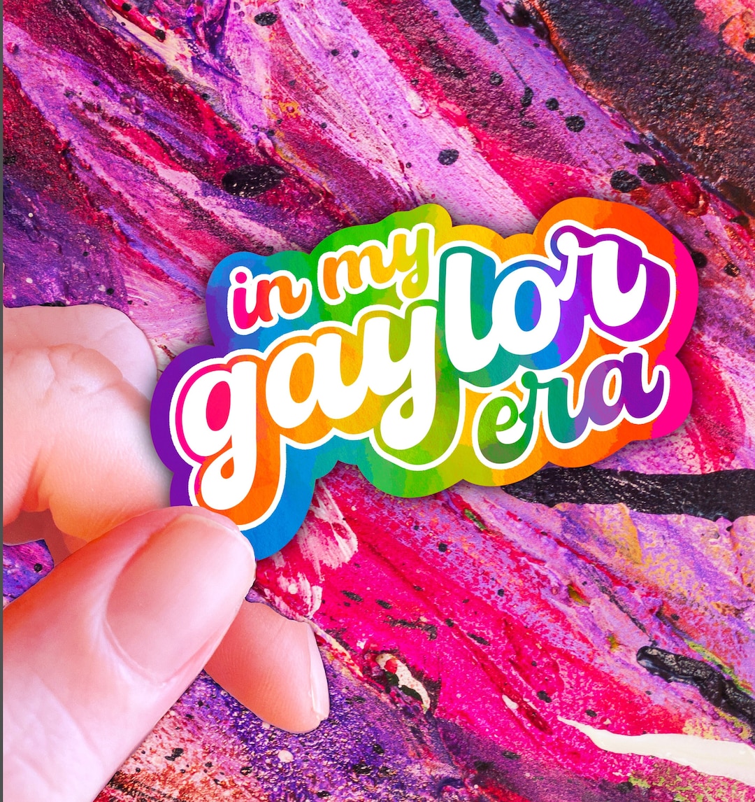 In My Gaylor Era Taylor Swift Sticker Pride Sticker - Etsy