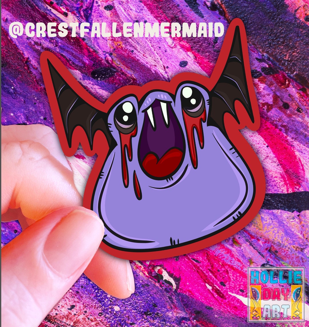 Vampire Frog Sticker Vampires Sticker Spooky Frog Sticker Creepy Frog ...