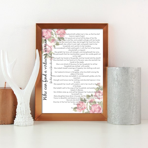 A Virtuous Woman - Etsy