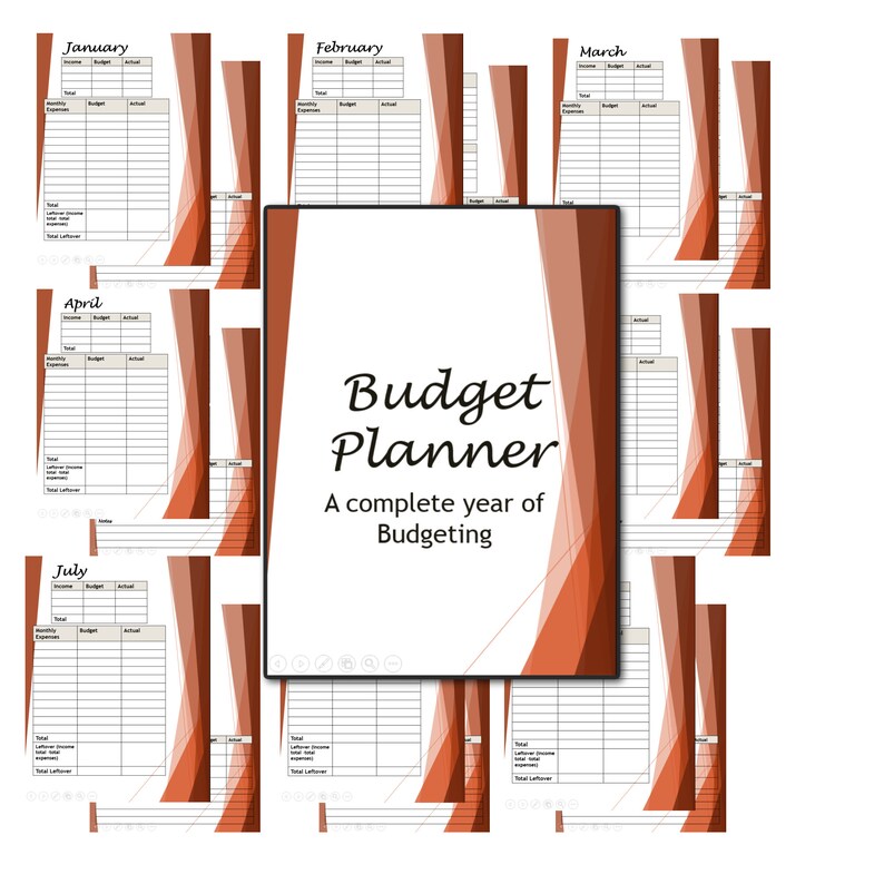 Finance Planner, Budget Planner Printable, Budget Planner Kit, Budget ...