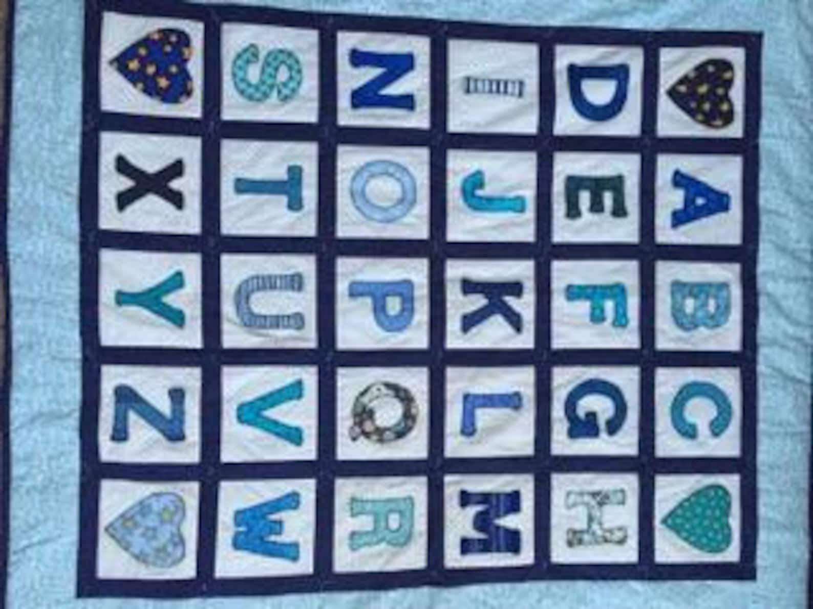 Handmade Made to Order Custom ABC Baby/ Child / Toddler Alphabet ...