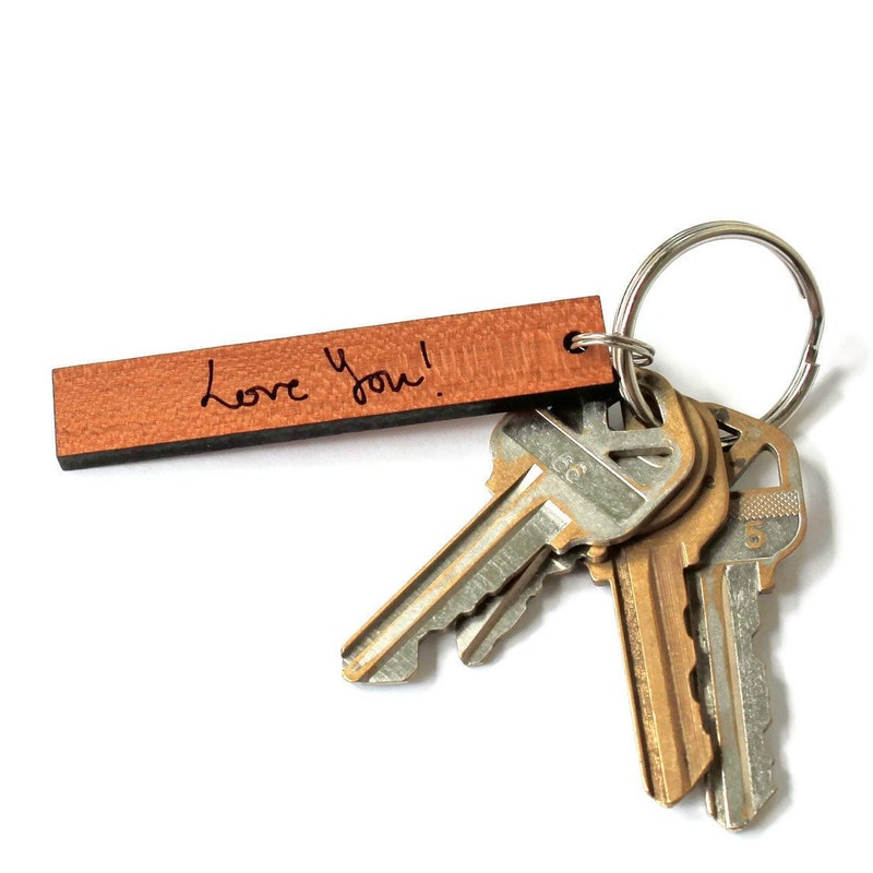 Handwriting Key Chain - Etsy