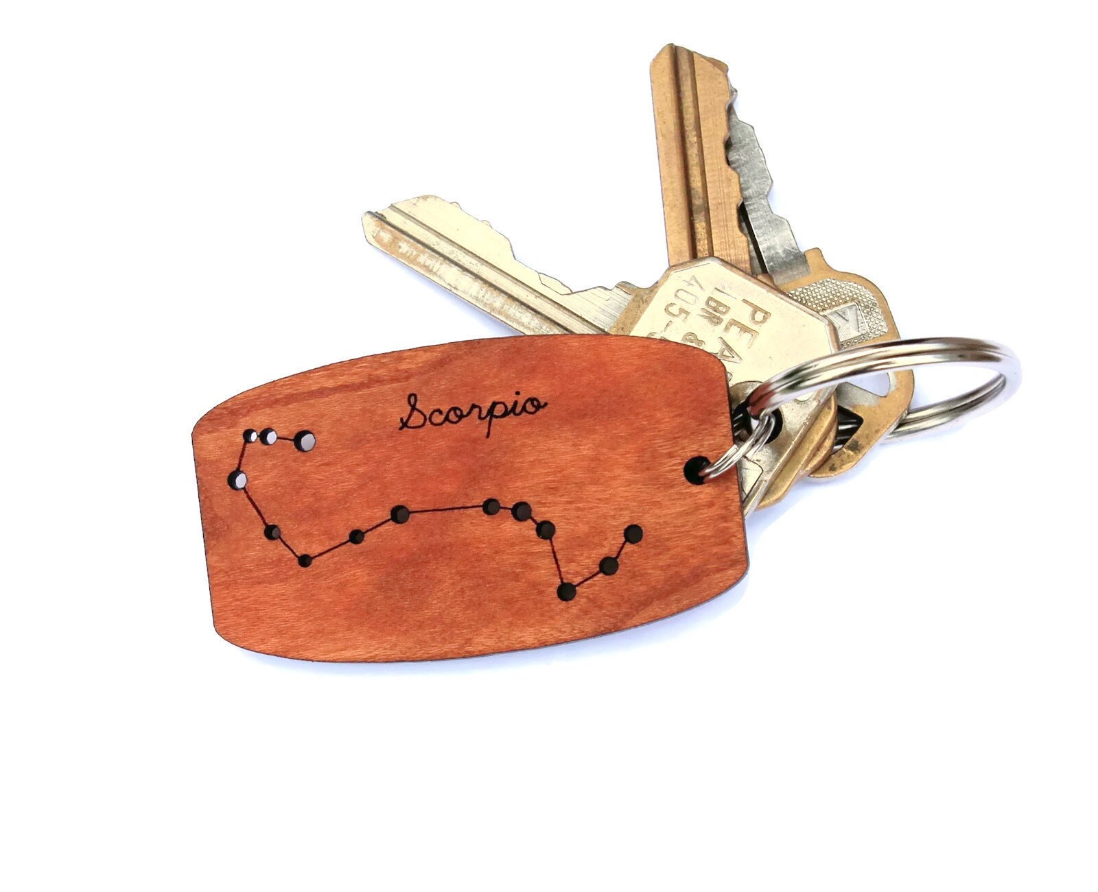 Scorpio Zodiac Keychain Zodiac Constellation Keychain | Etsy