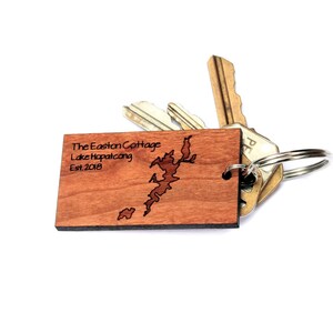 Custom Lake Keychain Lake House Gift Lake House Decor - Etsy