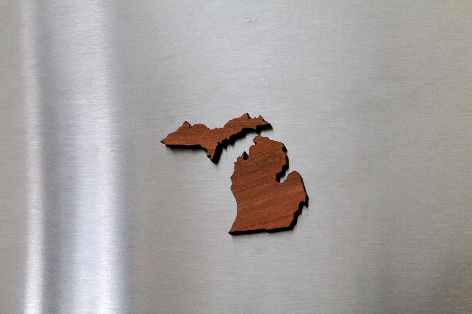 Michigan State Magnets Made in the USA From Salvaged Cherry | Etsy