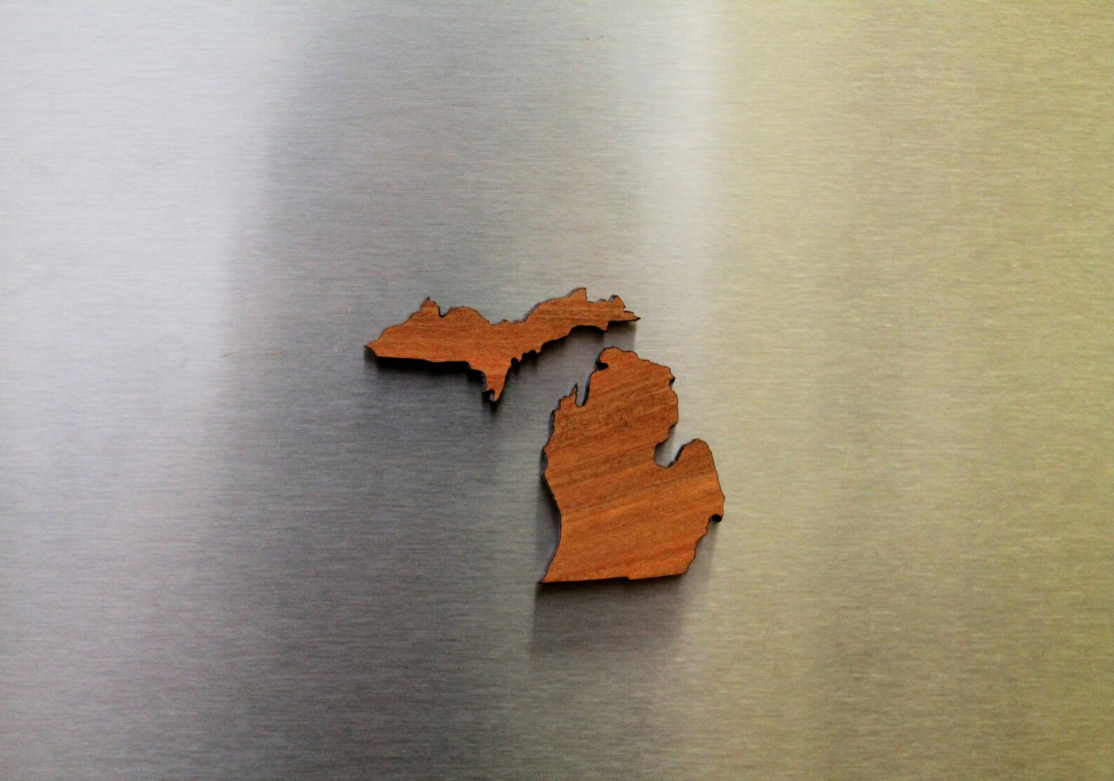 Michigan State Magnets Made in the USA From Salvaged Cherry - Etsy