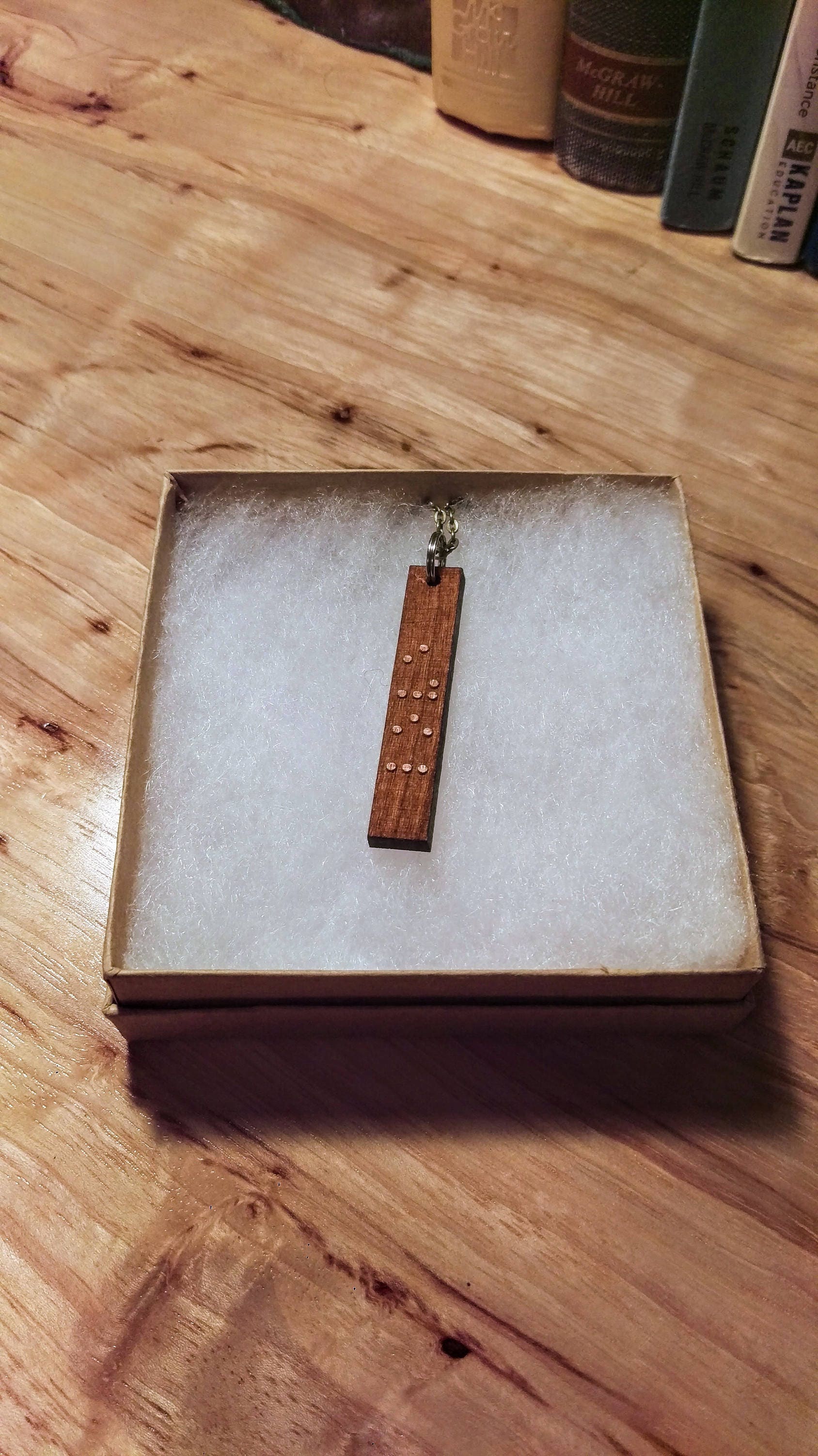 Custom Braille Necklace - Braille Jewelry - Braille Pendant ...