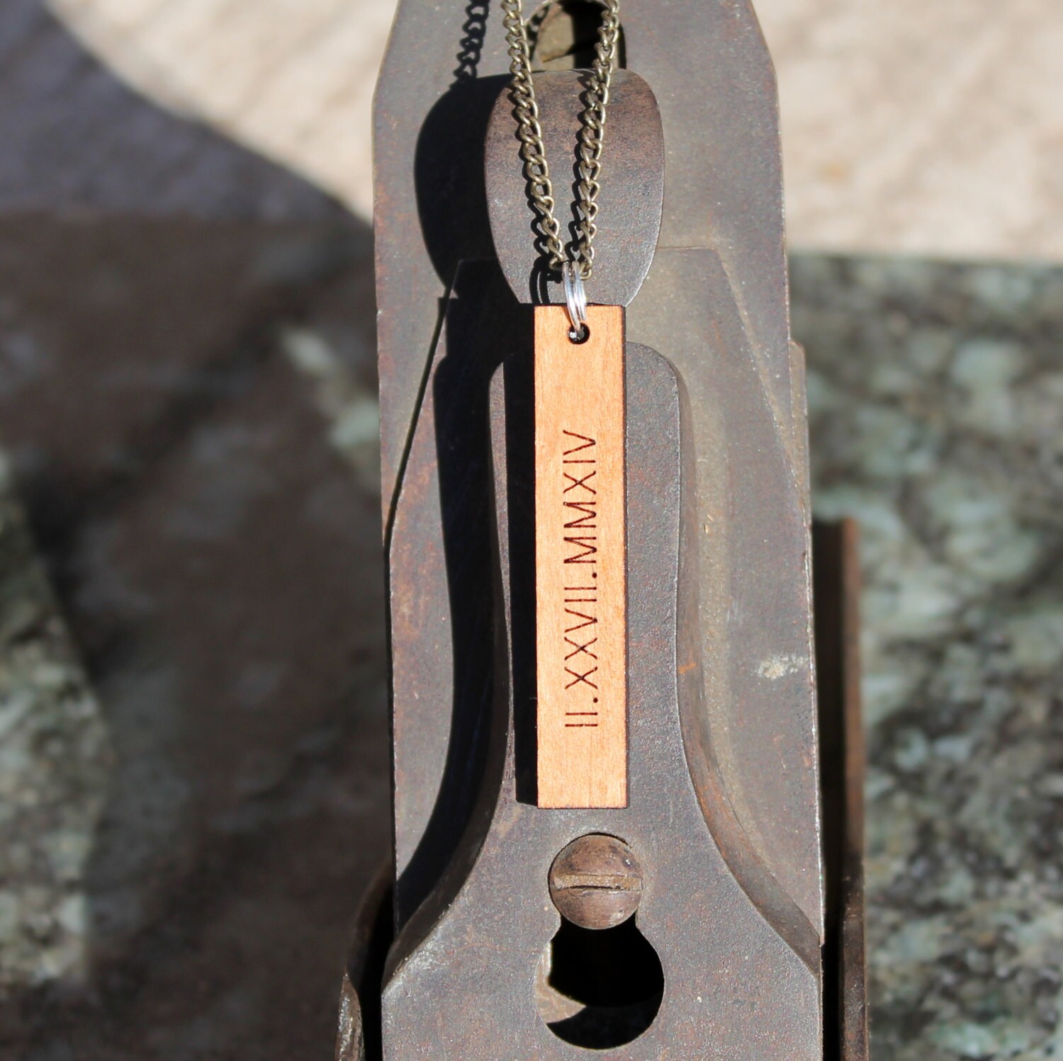 Personalized Roman Numerals Pendant Necklace Made From Urban - Etsy