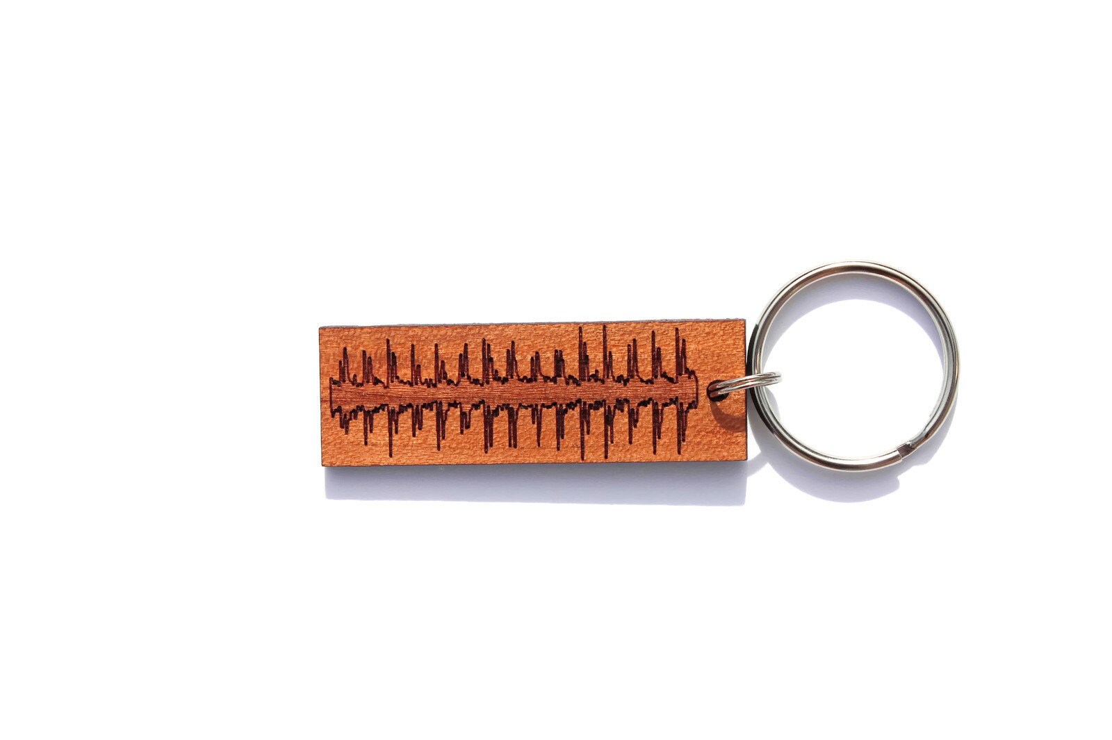 Custom Soundwave Keychain - Voice Recording Keychain - Heartbeat ...