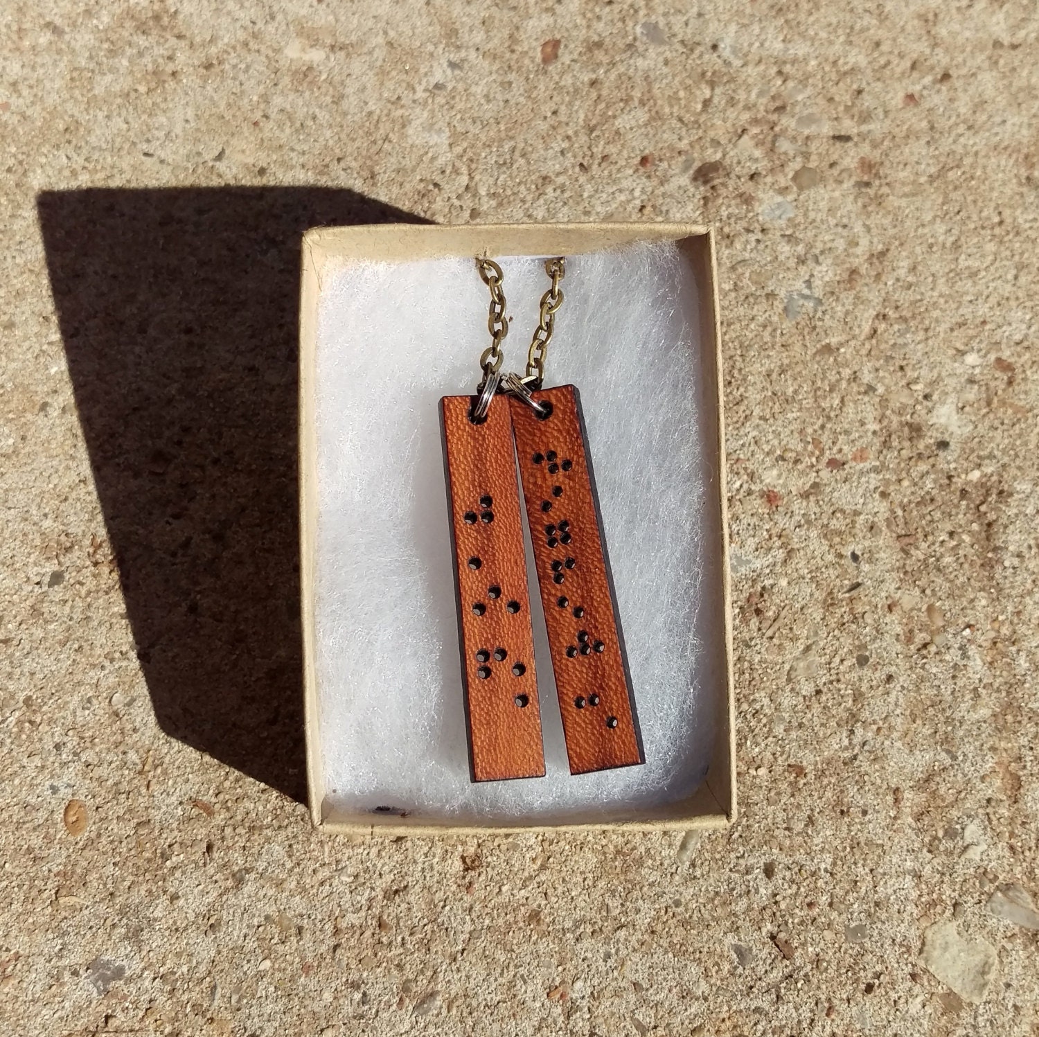 Custom Braille Necklace - Braille Jewelry - Braille Pendant ...