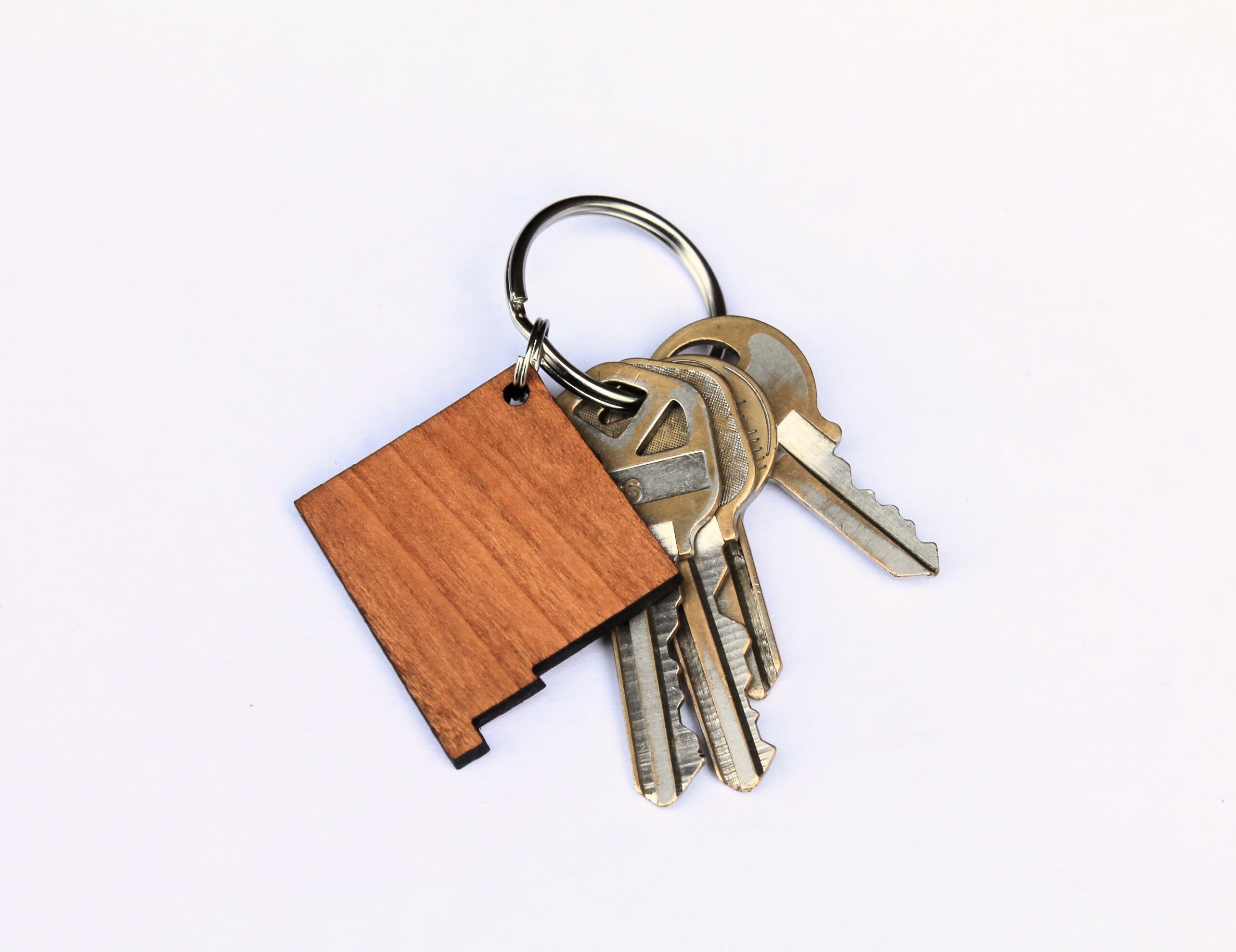 New Mexico Keychain - Home State Keychain - New Mexico Map ...