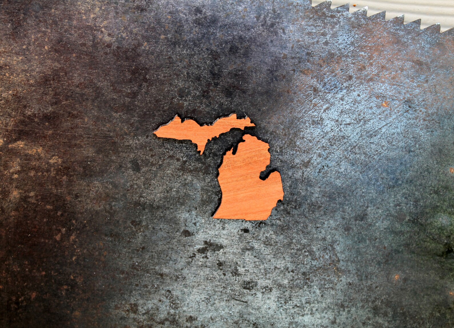 Michigan State Magnets Made in the USA From Salvaged Cherry | Etsy