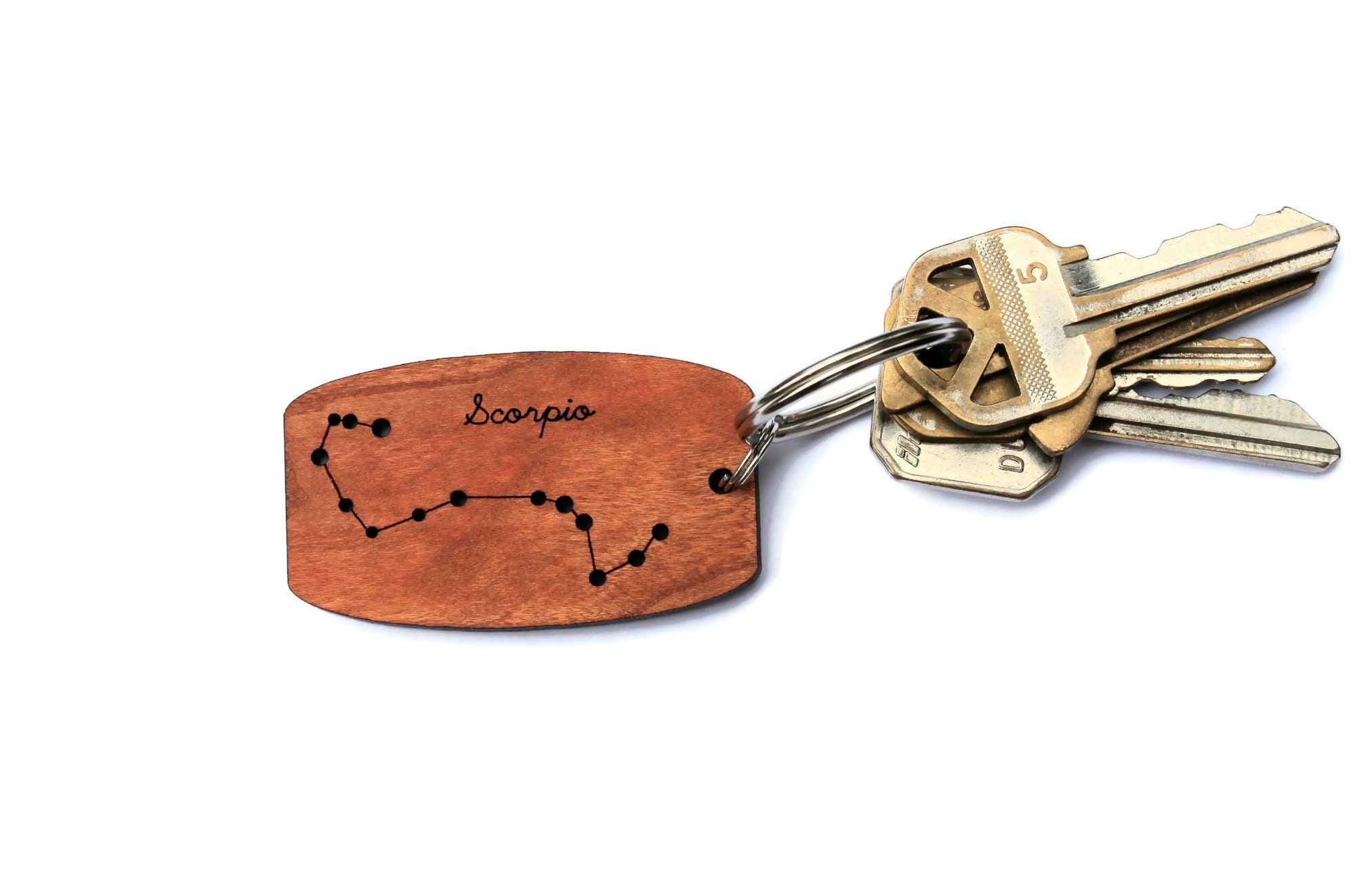 Scorpio Zodiac Keychain Zodiac Constellation Keychain | Etsy