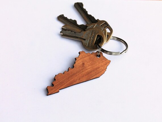 State keychains - Easton Woodworks