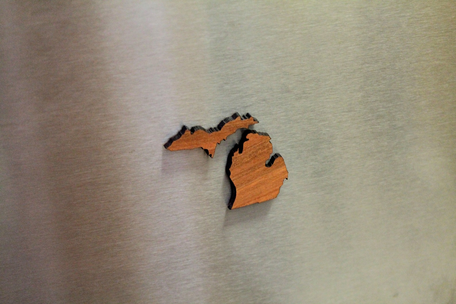Michigan State Magnets Made in the USA From Salvaged Cherry | Etsy