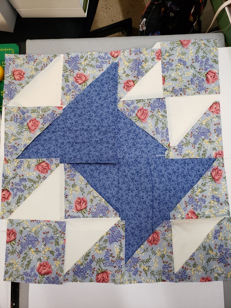 12 Vintage Thread Spool Quilt Blocks Precut Block Kits Precut to Sew ...