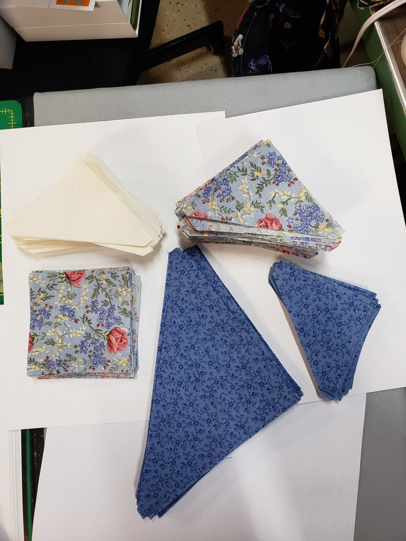 12 Vintage Thread Spool Quilt Blocks Precut Block Kits Precut to Sew ...