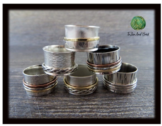 Spinner Ring/Create Your Own Ring/Custom Spinner Ring | Etsy