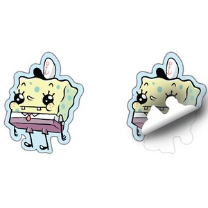 Spongebob Vinyl Sticker Spongebob Squarepants - Etsy