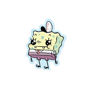 Spongebob Vinyl Sticker Spongebob Squarepants - Etsy
