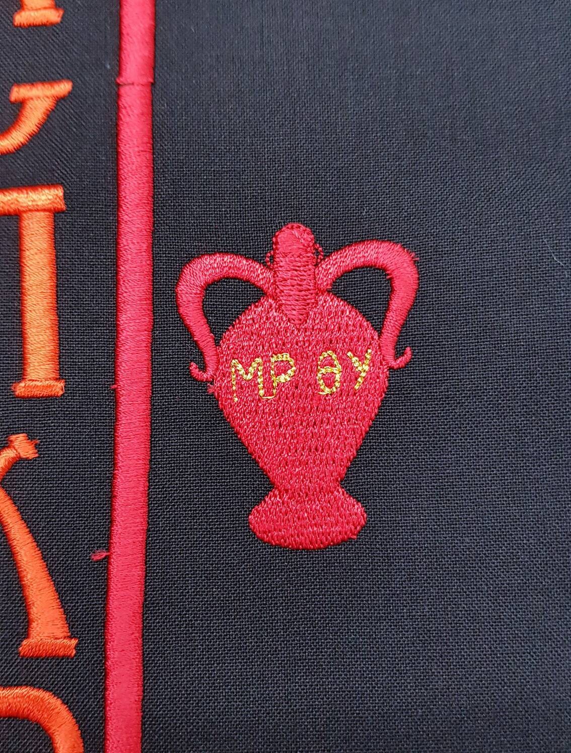 Greek Monastic Great-schema. Red on Black. Embroidered. - Etsy