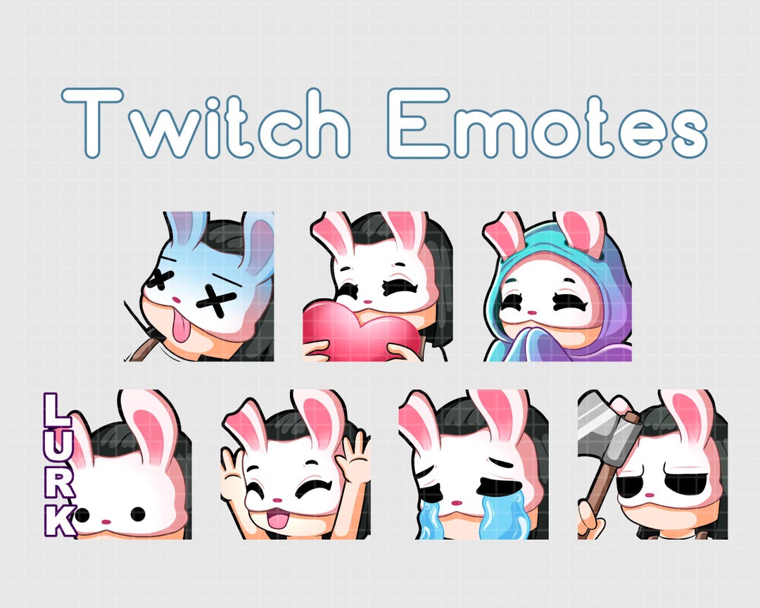 Huntress Emote Pack - Dead by Daylight | Cute Twitch - Kick Emotes ...