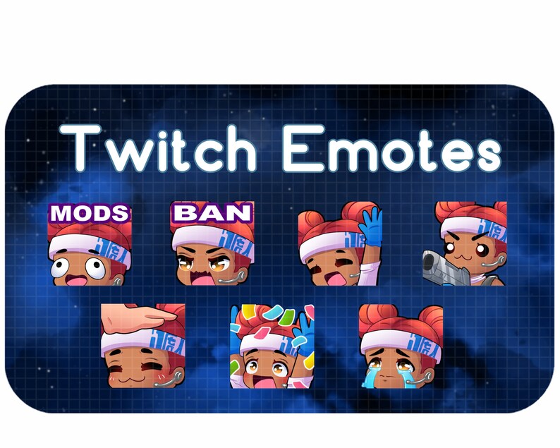 Lifeline Emote Pack Apex Legends Cute Twitch Emotes - Etsy