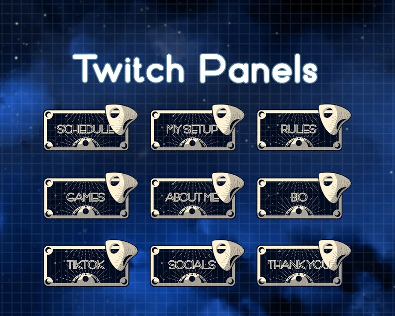 Ouija Board Twitch Panel Pack | Magic | Witch | Witchy Vibes | Gamer ...