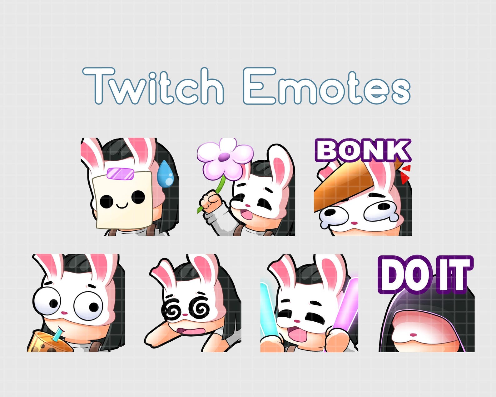 Huntress Twitch Emote Pack 3 - Dead by Daylight | Cute Twitch Emotes ...