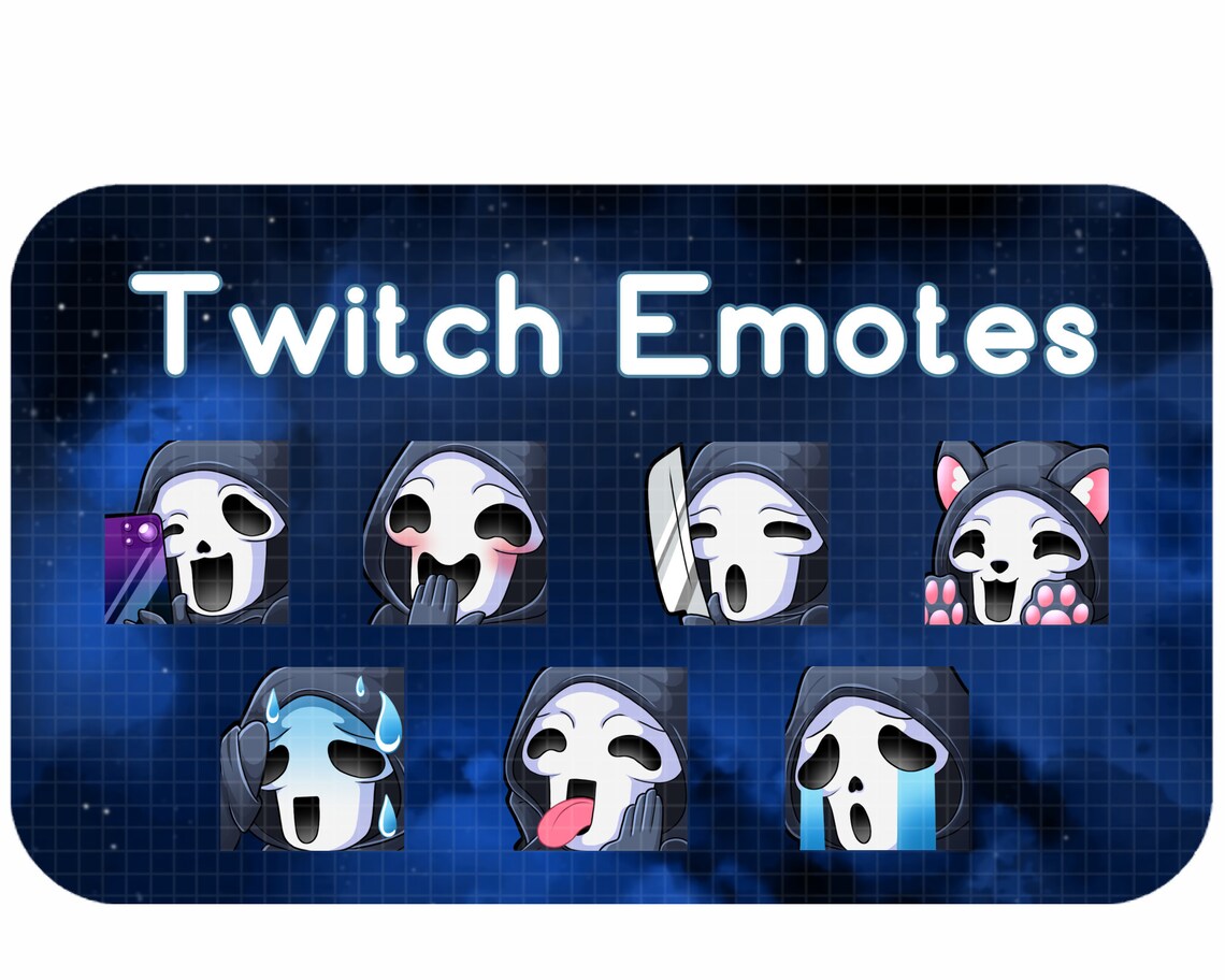 Ghostface Twitch Emote Pack Dead by Daylight DBD Twitch Emotes - Etsy