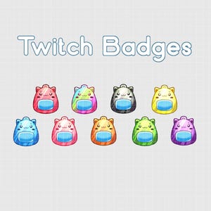 Tamagotchi Cat Twitch Badge Pack | Cute | Sub | Bits | Streamer ...