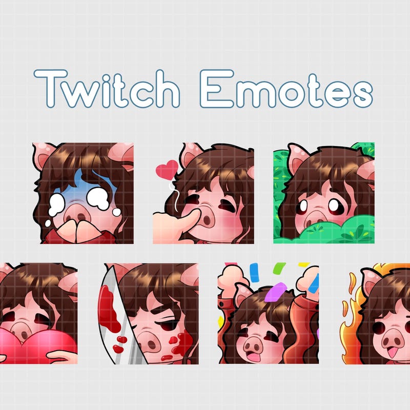 Dbd Pig Emotes - Etsy