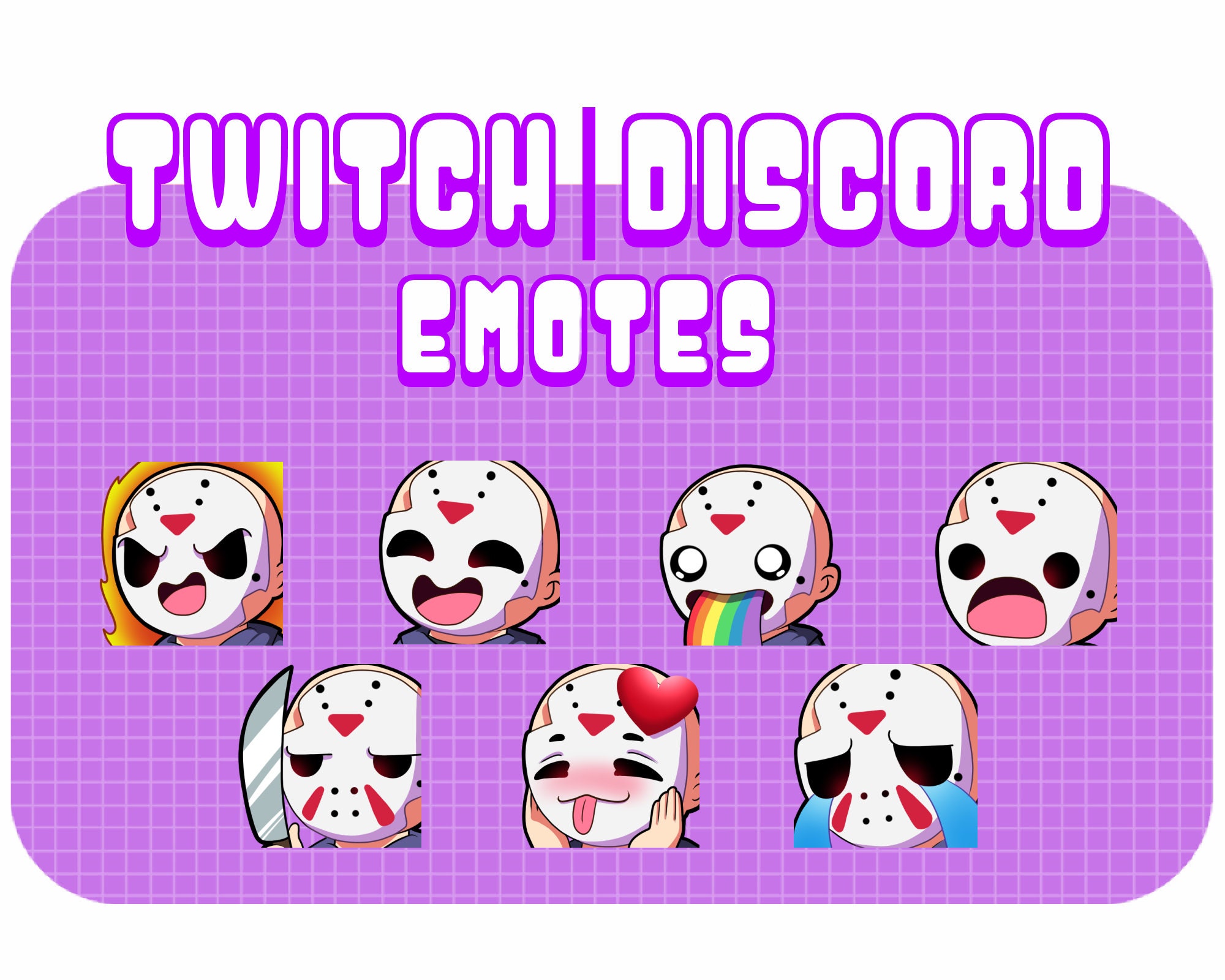 Jason Emote Pack Friday the 13th - Etsy