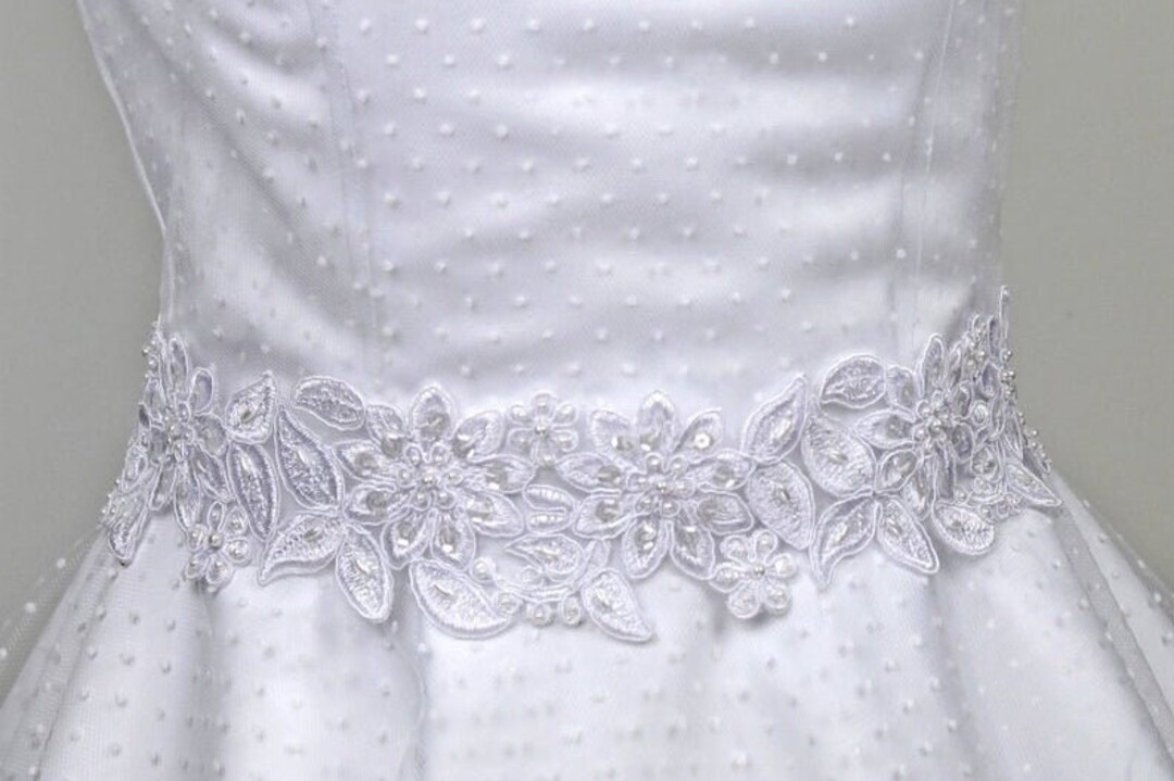 Bridal Sash Lace 3D Bridal Belt Sash Wedding Sash Lace Bridal - Etsy
