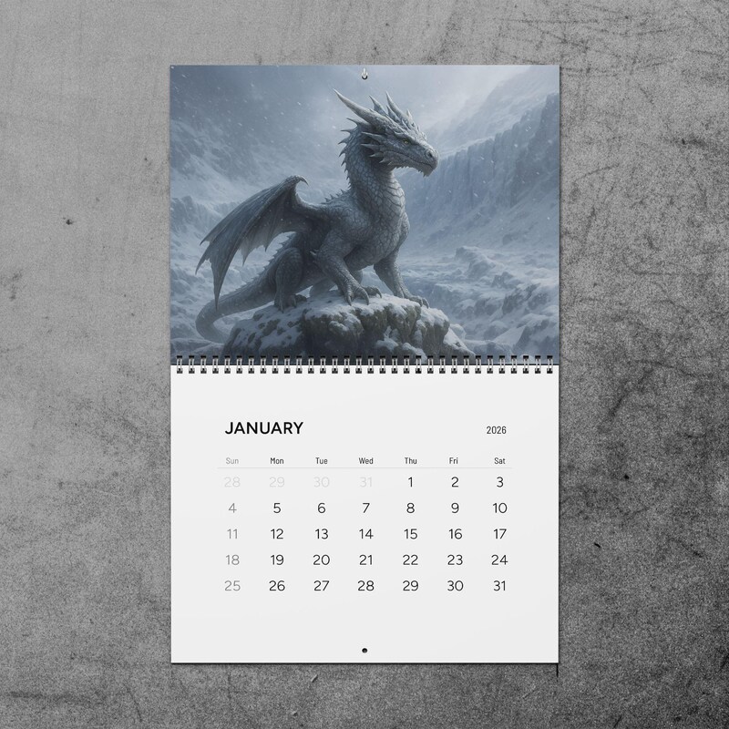 Wall Calendar Geek - Etsy