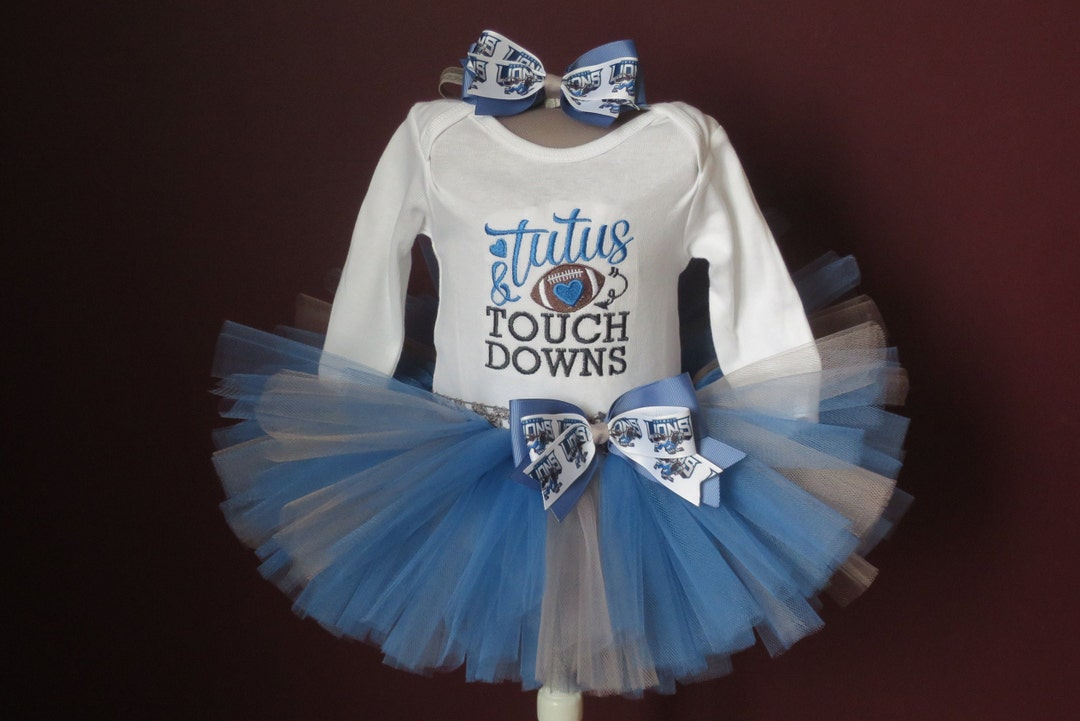 Tutus and Touch Downs Tutu Set Blue and Silver Tutu Blue and Silver ...