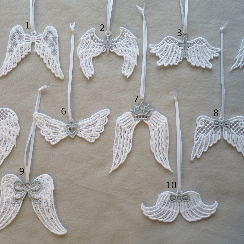 Angel Wings Ornament - Etsy
