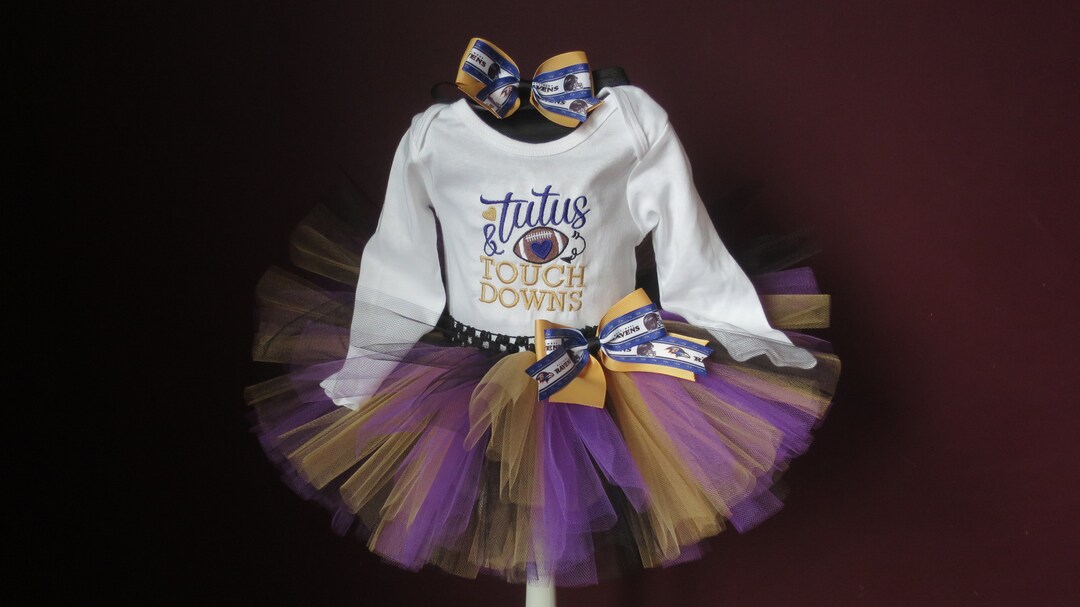 Tutus and Touch Downs Tutu Set Purple and Gold Tutu Purple and Gold ...