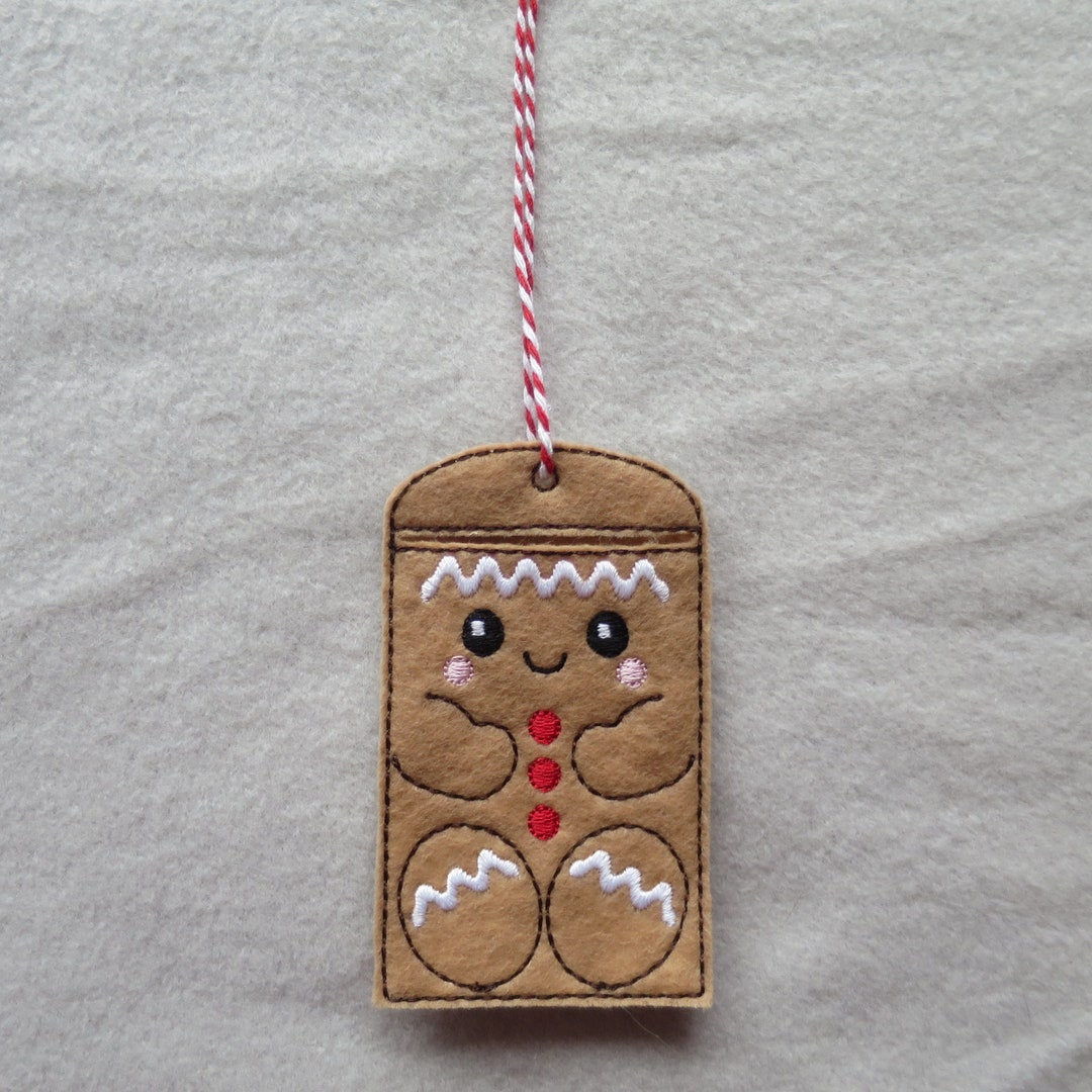 Gingerbread Man Gift Card Holder Gingerbread Man Gift Tag Gingerbread ...