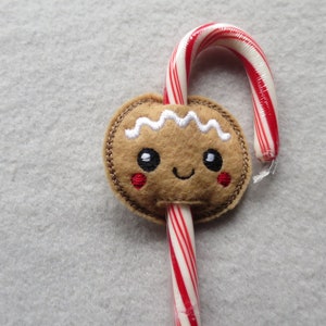 Christmas Favors Candy Cane Holders Candy Cane Favors Gingerbread Man ...