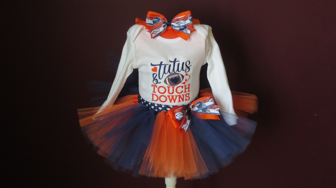 Tutus and Touch Downs Blue and Orange Tutu Blue and Orange Football ...