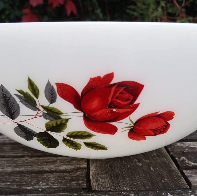 Vintage JAJ Pyrex June Rose Cinderella Mixing Bowl 1965-71 - Etsy