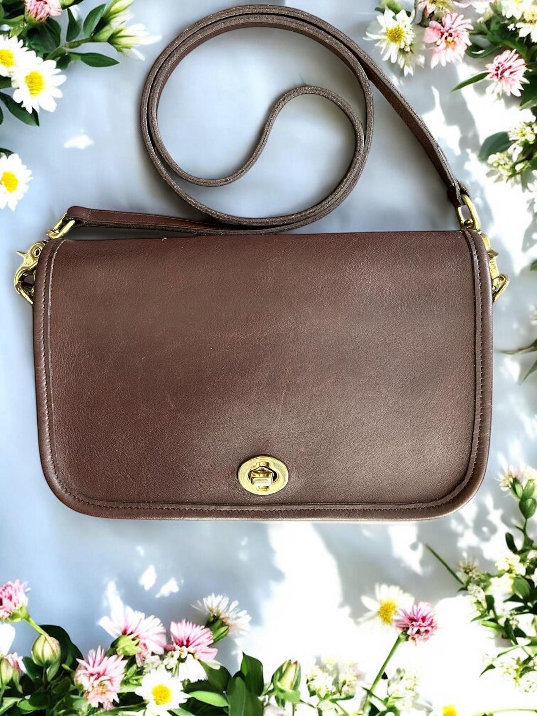 Vintage Brown Coach Pocket Purse, M5C-9755, Rehabbed, Super - Etsy