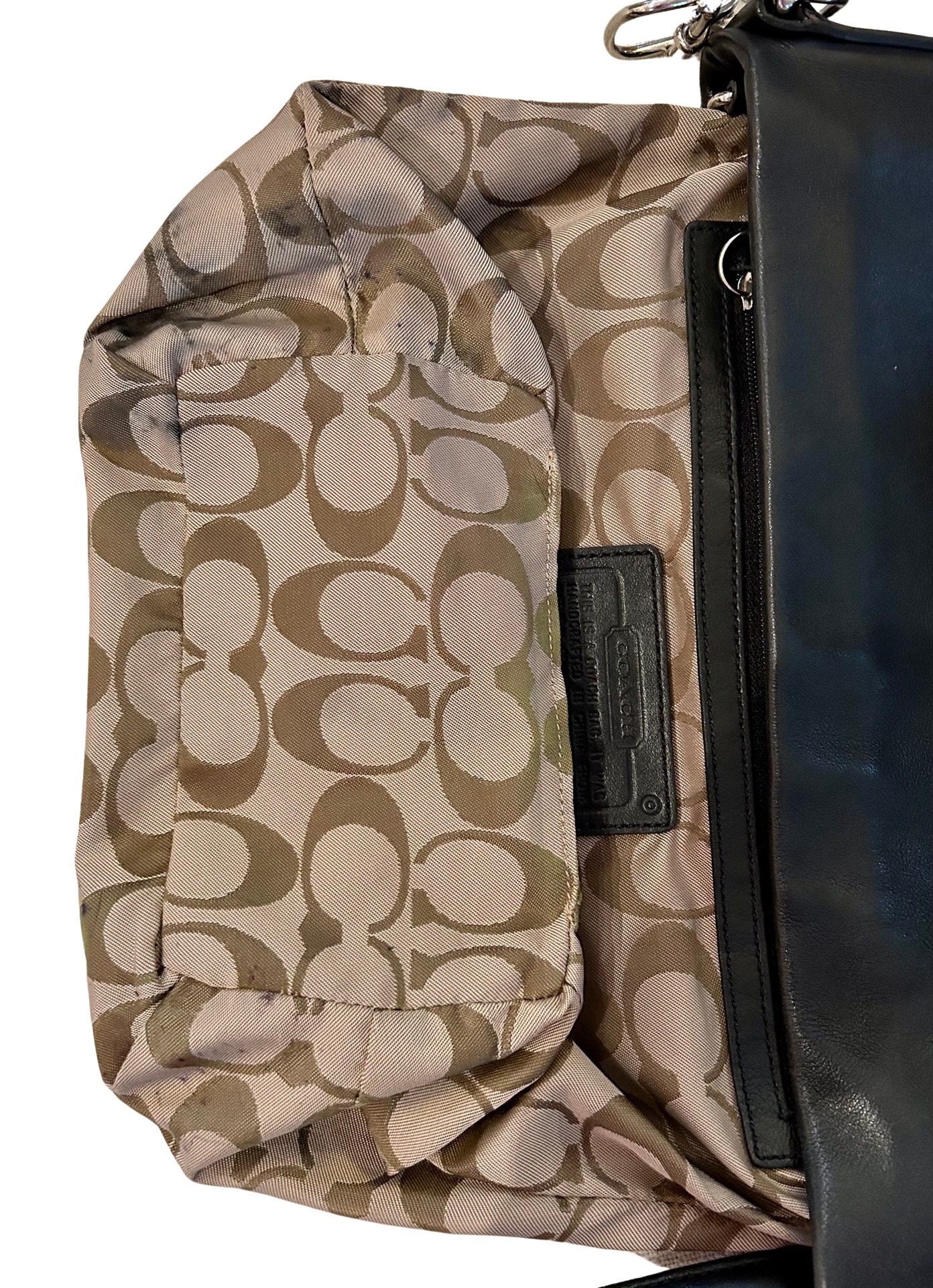Vintage Coach # 9186 Black Small Duffle Bag, Shoulder, A-, Rehabbed! - Etsy