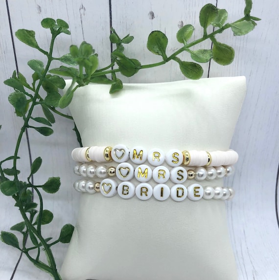 Mrs Bracelet Bride Bracelet Wedding Bracelet | Etsy