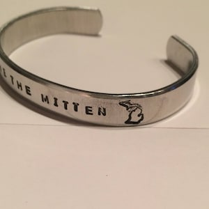 MITTEN STATE, Love the Mitten ~ Customizable, Personalized Cuff ...