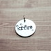 Hand Stamped Pet Name Tag Cat Tag Pet Tag Pet's Name - Etsy