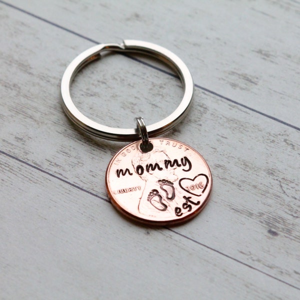 Mommy Keychain - Etsy