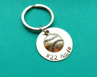 BASEBALL KEYCHAIN. Personalized Keychain. Baseball Bat. - Etsy